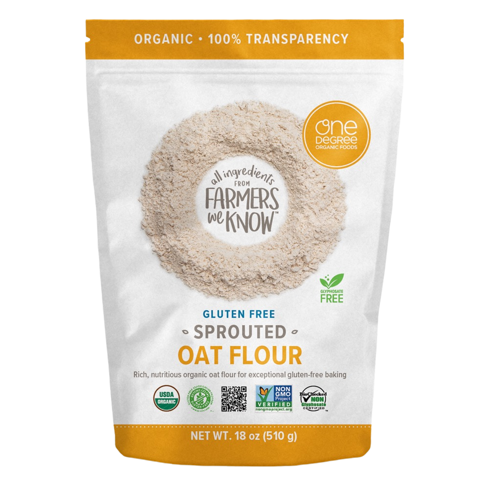 Organic Sprouted Oat Flour, 510g | Nutritious Organic Flour