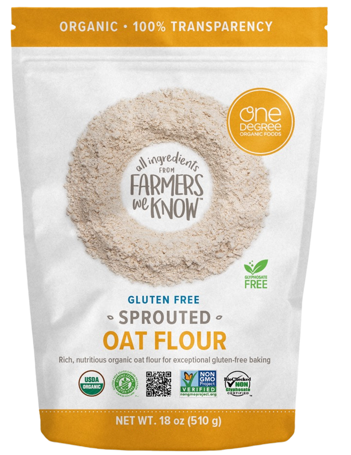 Organic Sprouted Oat Flour, 510g | Nutritious Organic Flour