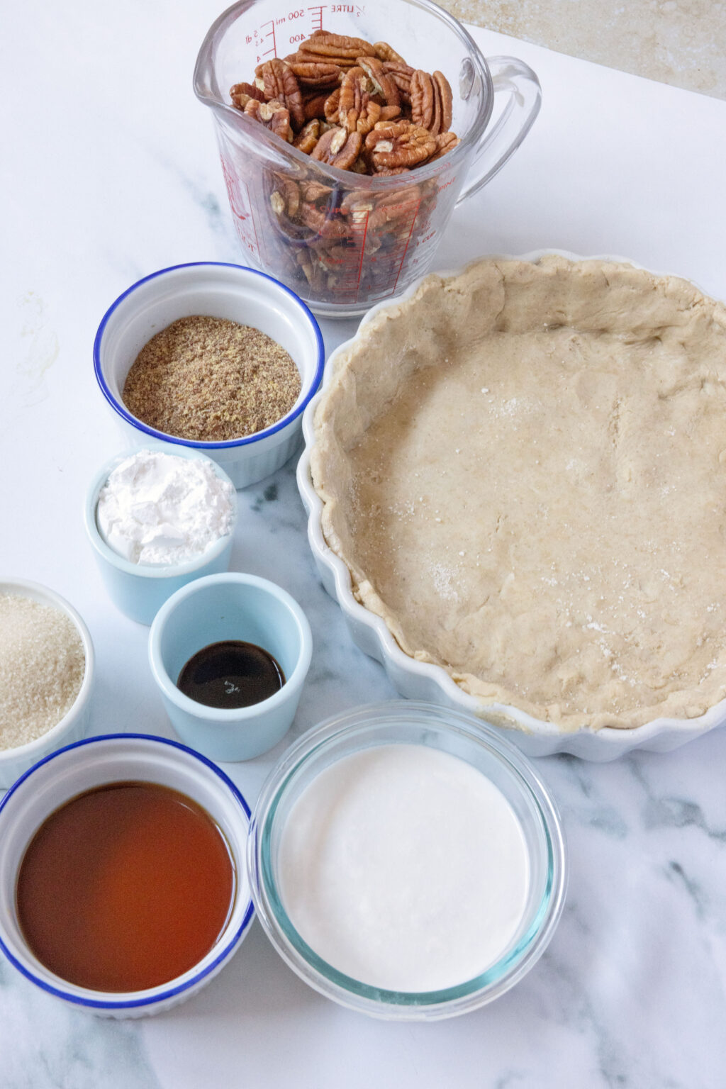 Easy Vegan Pecan Pie Recipe | Using Sprouted Oat Flour